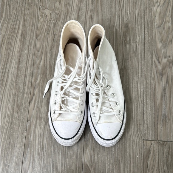 Converse | Shoes | Converse White Hightop Platform Sneakers | Poshmark